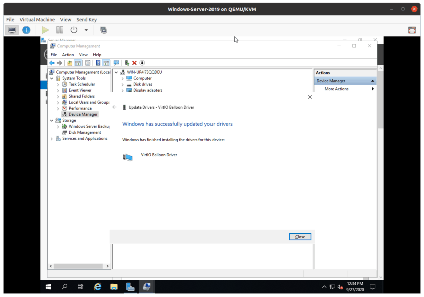 10 Easy Steps To Install Windows Server in Linux KVM
