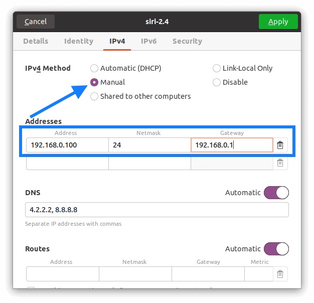 How To Set Static Ip On Ubuntu Gui And Cli Getlabsdone